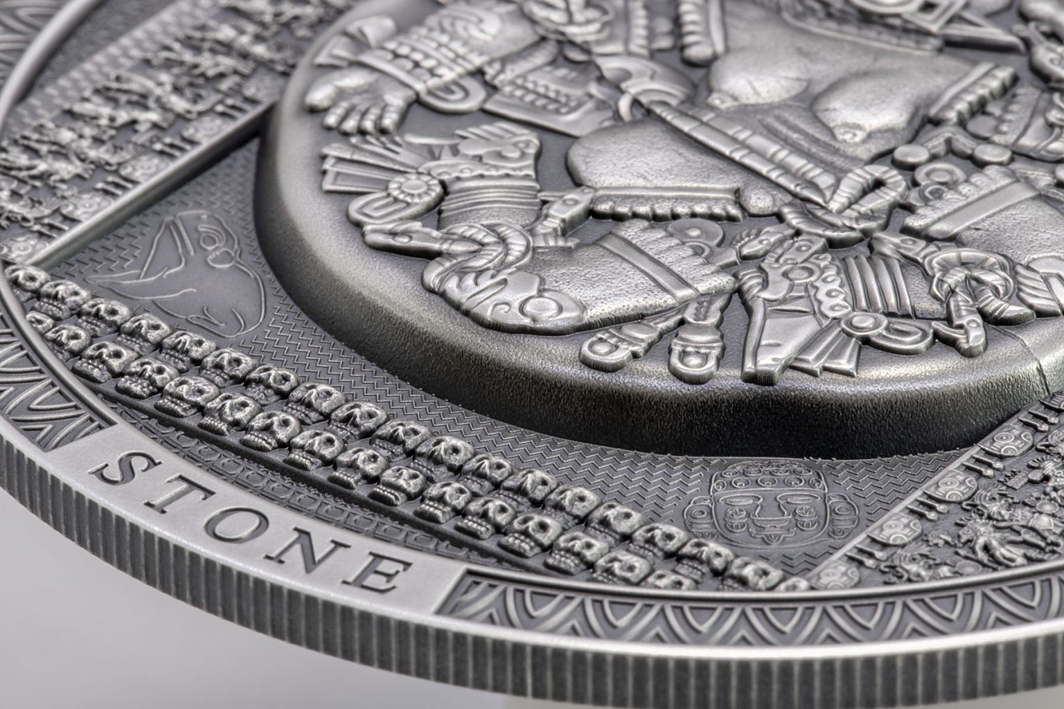 Aztec Coyolxauhqui Stone Antiqued - Archeology & Symbolism ...