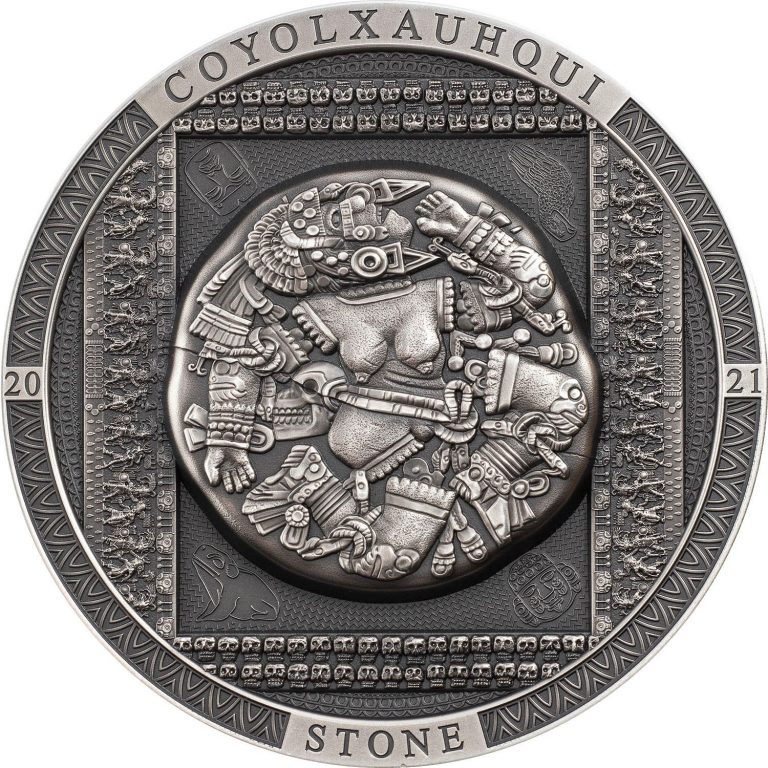 Aztec Coyolxauhqui Stone Antiqued - Archeology & Symbolism ...