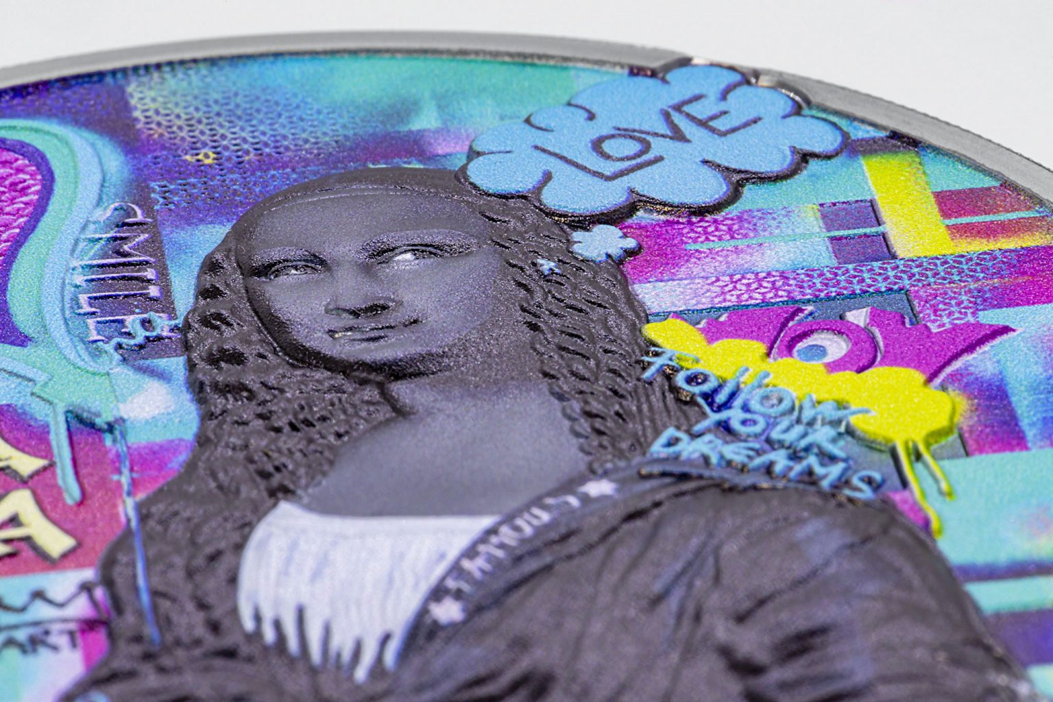 Mona Lisa - Graffiti Art - NumisCollect Coin Wholesale & Project ...