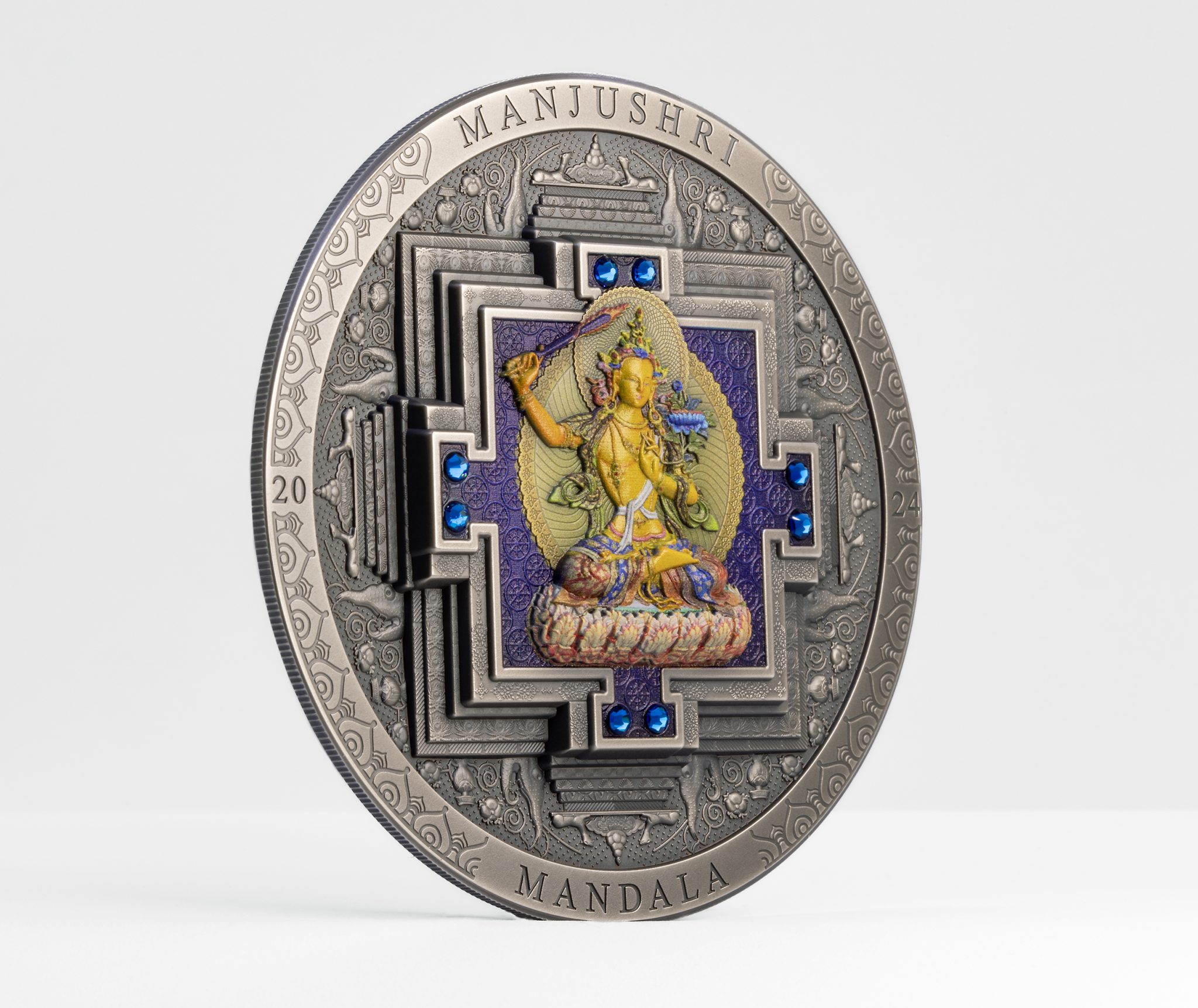 Manjushri Mandala Color Antiqued - Archeology & Symbolism ...